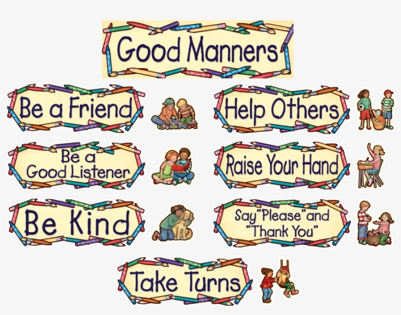 Good Manners Mini Bulletin Board From Susan Winget - Good Manners Of ...