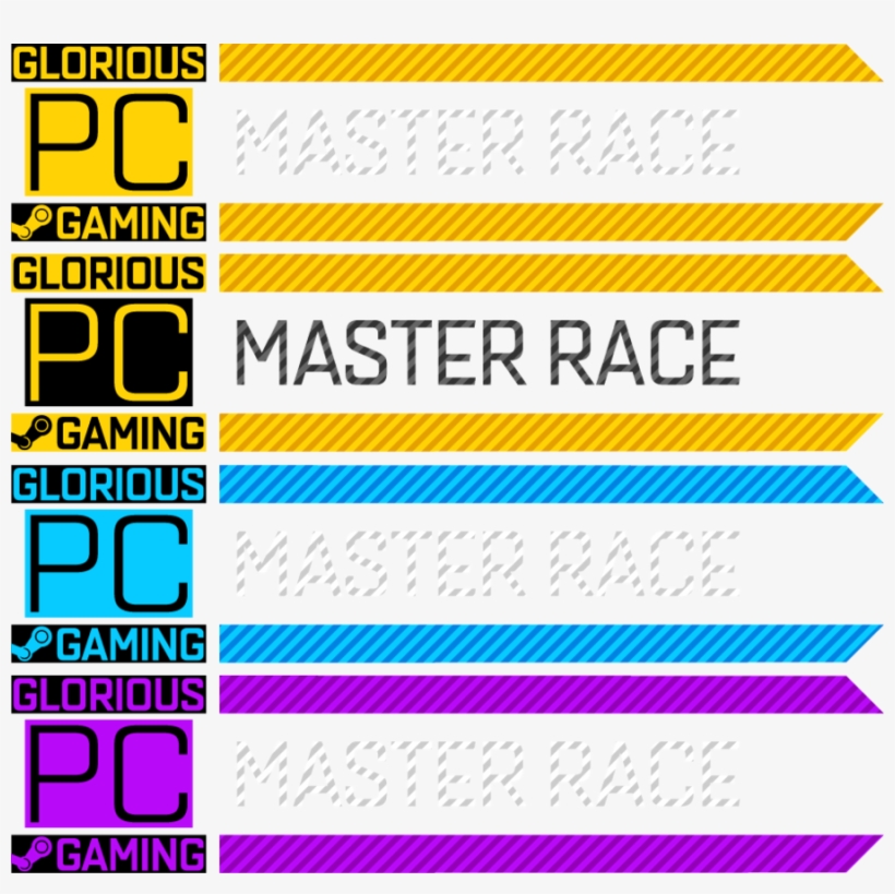 Gaming Banners By Birdalliance - Pc Master Race Signature - 900x856 PNG ...