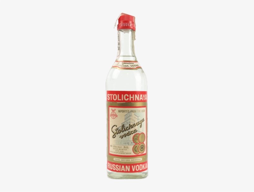 Stolichnaya Vodka 1970s - Stolichnaya 100 Proof - 300x600 PNG Download ...