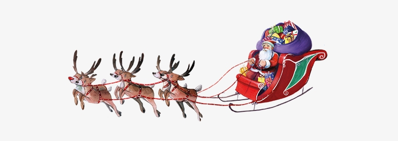 View The Range - Santa Sleigh Png Transparent - 600x230 PNG Download ...