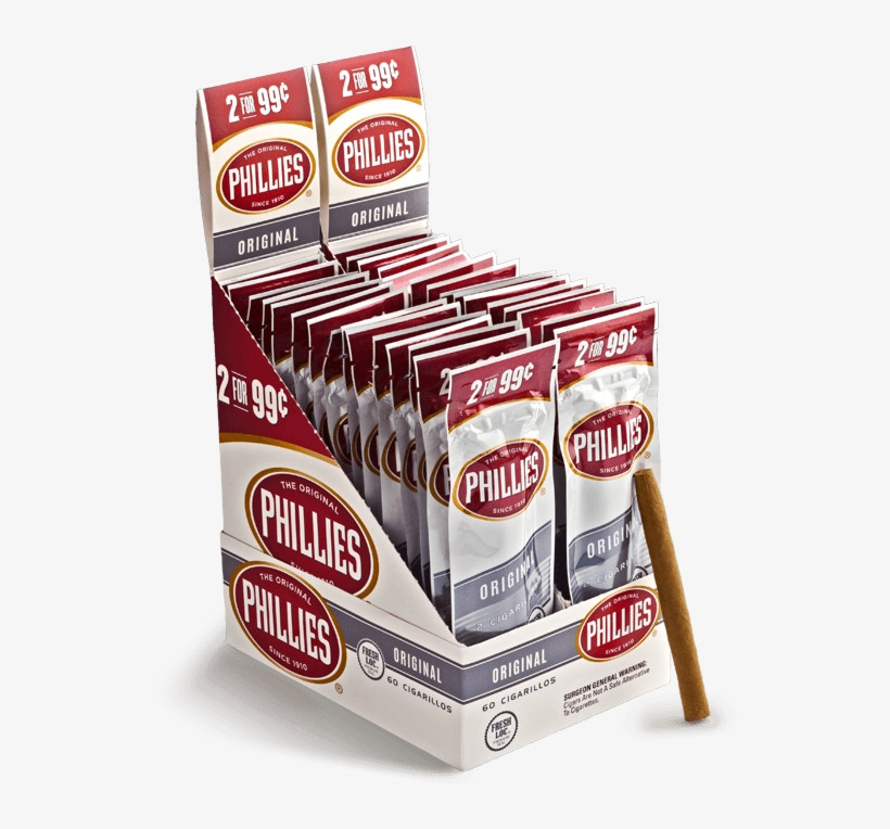 Phillies Cigars Cigarillos Original - Phillies Cigarillo - 750x750 PNG ...