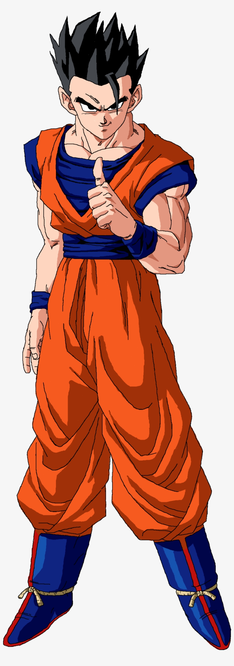 Gohan - Dragon Ball Z Gohan Png - 800x2002 PNG Download - PNGkit