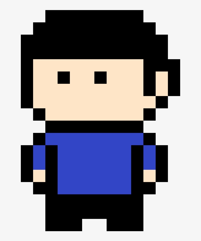 Spock - Pixel Boy Png - 1150x1300 PNG Download - PNGkit