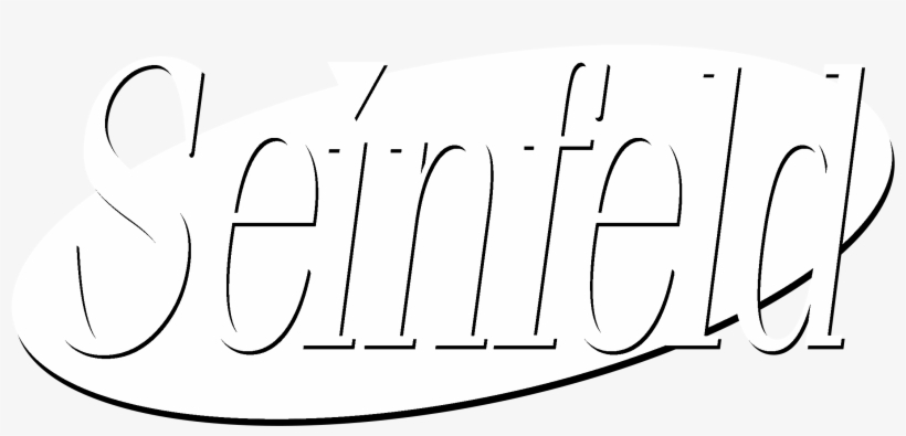 Seinfeld Logo Black And White - Calligraphy - 2400x2400 PNG Download ...