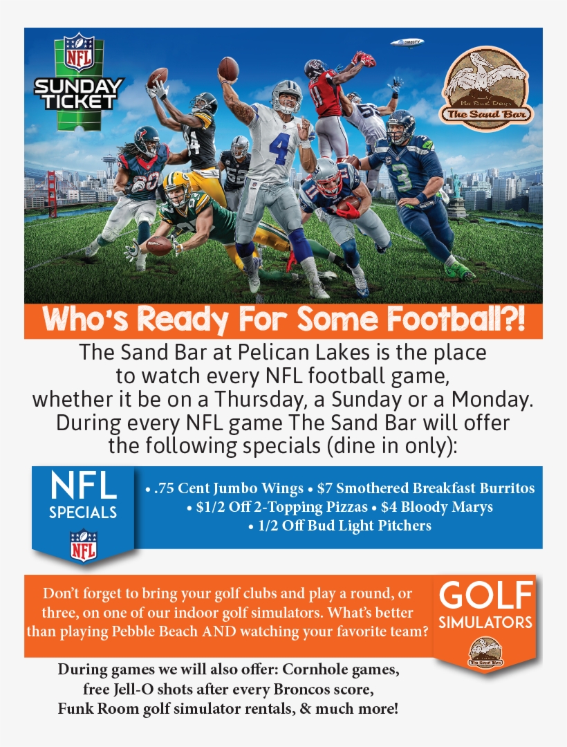 2018 Nfl Football Games Promo - Nfl Sunday Ticket 2018 - 750x1000 PNG ...