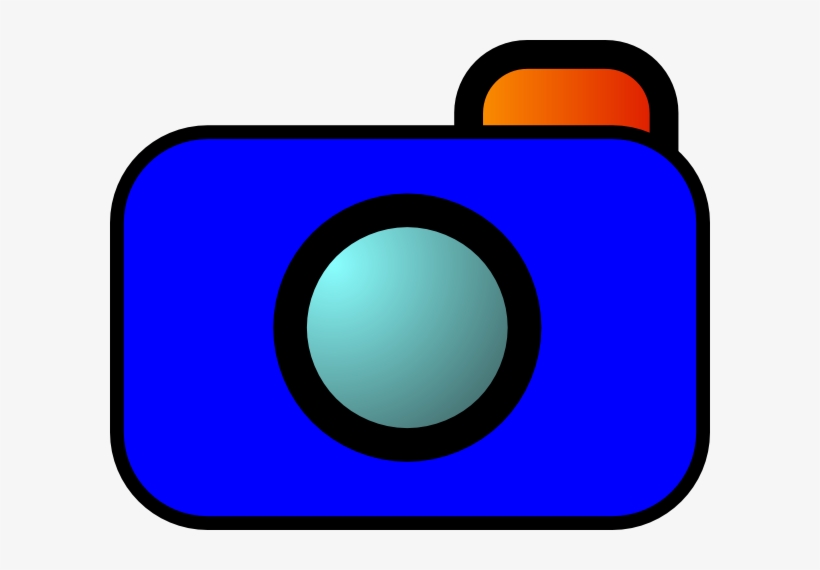 Cartoon Camera Blue Svg Clip Arts 600 X 490 Px - 600x490 PNG Download ...