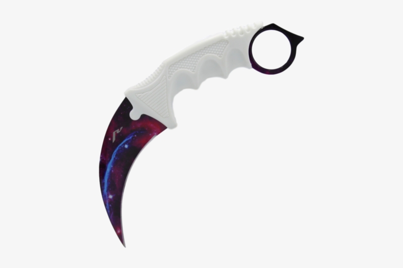 Download Transparent White Galaxy Karambit - Knife - PNGkit