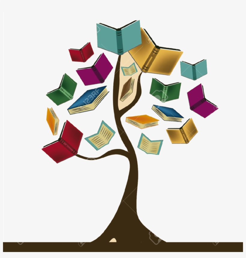 Clipart Of Books Falling