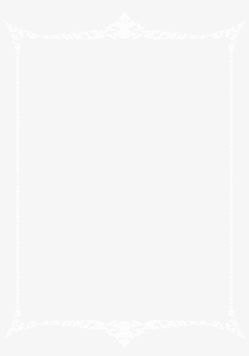 Download Transparent Ornate White Frame Png Download - Hyatt Regency ...