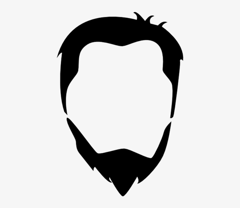 Beard Logo Silhouette Hair - Siluet Jenggot - 1200x630 PNG Download ...