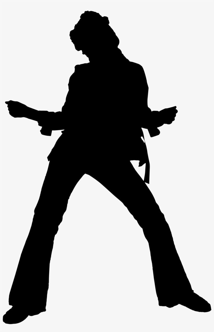 Disco Dancing Silhouette