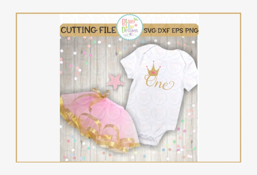 One Crown Svg Eps Dxf Png -cutting File By Bizzy Lou - Bodysuit ...
