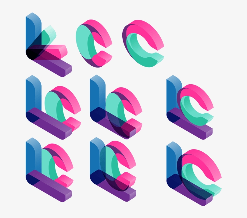 Download Transparent 3d Colorful Logo Design - Logo - PNGkit