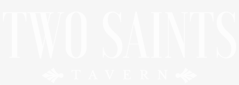 Two Saints Logo - Monochrome - 1000x308 PNG Download - PNGkit