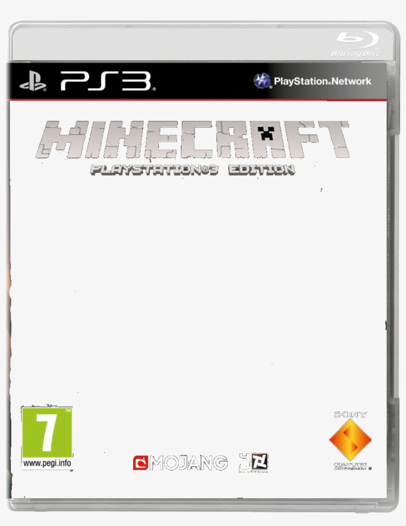 Minecraft Ps3 Sony Caratula Portada Juego Edit - Minecraft - 880x1098 ...
