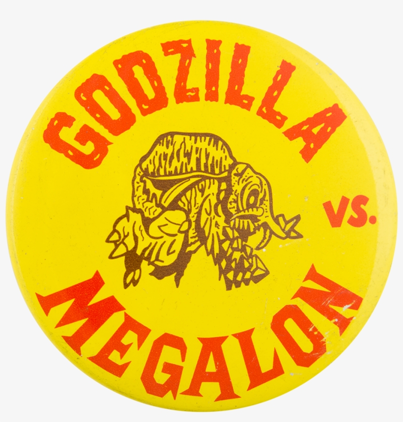 Godzilla Vs Megalon Entertainment Button Museum - Vintage Godzilla Vs ...