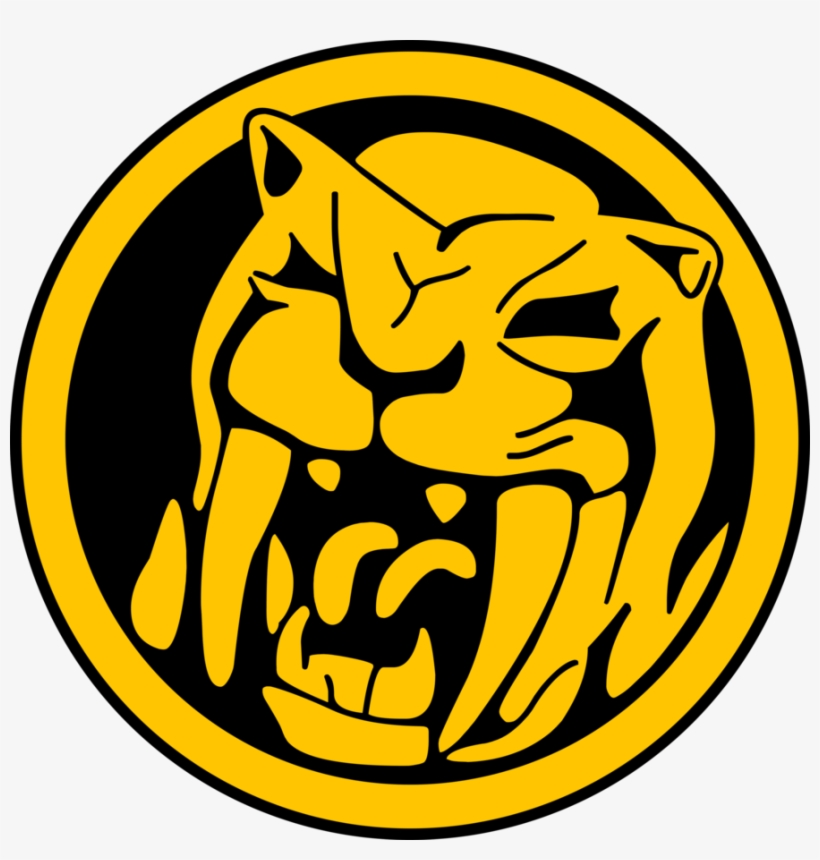 Sabretooth Tiger Power Coin - Yellow Power Ranger Symbol - 894x894 PNG ...