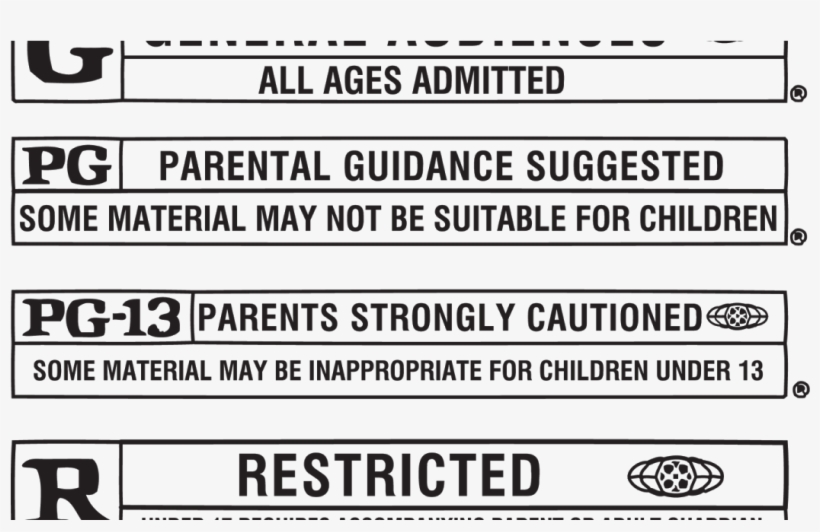 Download Transparent Mpaa Releases New Movie Ratings - Pg Parental ...