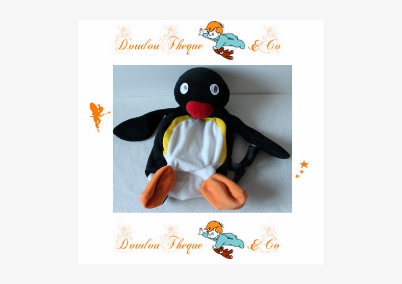 Peluche Sac À Dos Pingu The Pygos Group 2002 Pingouin - Disneyland ...