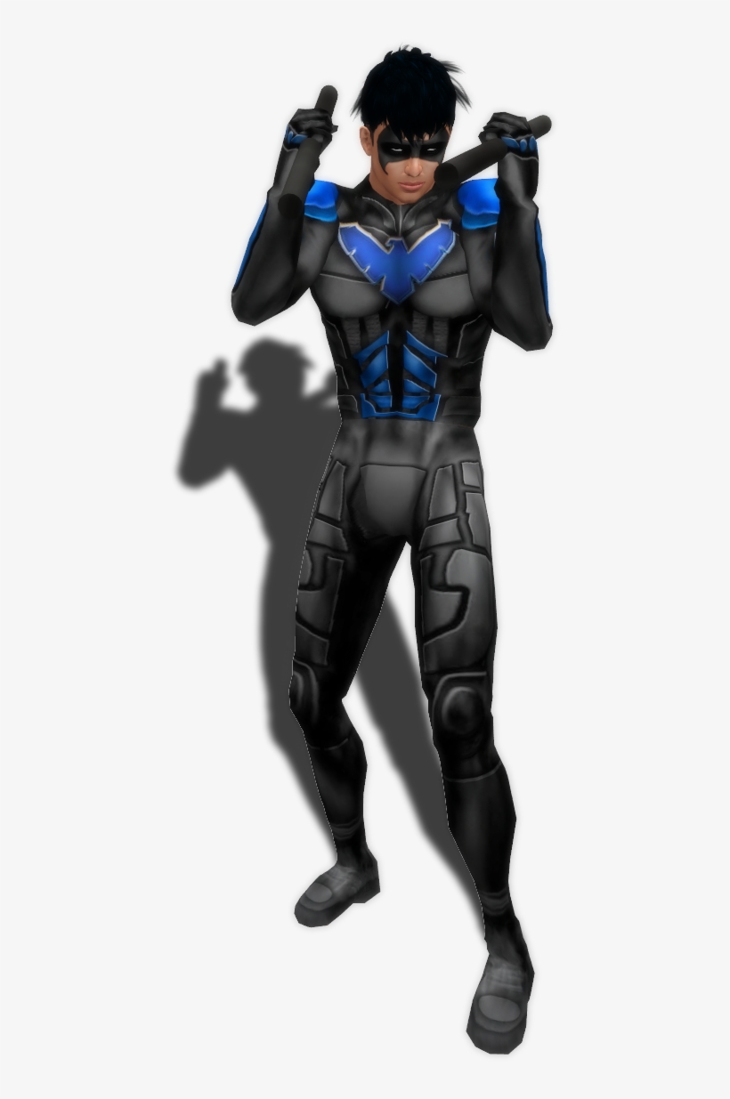 Nightwing Transparent Logo - Nightwing Transparent Png - 550x1200 PNG ...