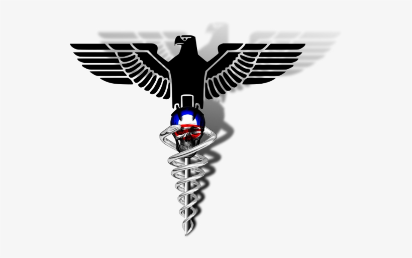 Obamacare Caduceus, Small Version - German Coat Of Arms Ww2 - 600x514 ...