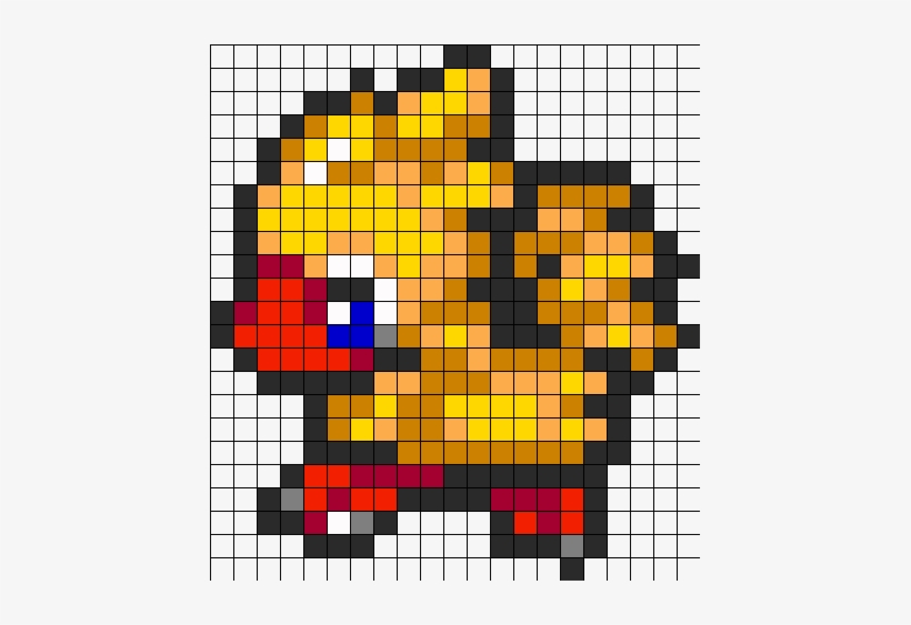 Chocobo Perler Bead Pattern / Bead Sprite - Chocobo Perler Beads ...
