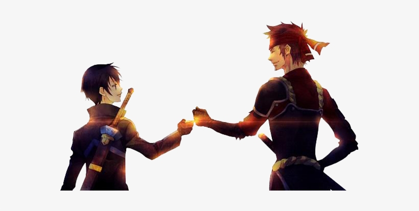 Kirito And Klein Sword Art Online Render By Carolester-d5jbngf - Sao ...