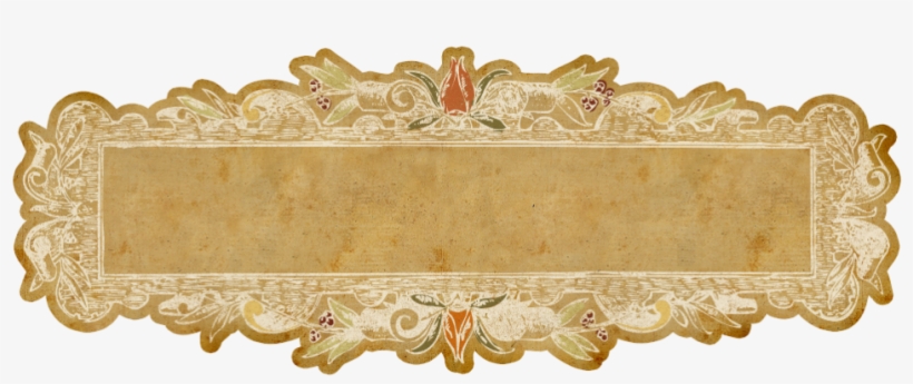 High Resolution Vintage - Gold Vintage Label Png - 1024x421 PNG ...