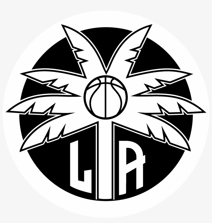 Download Transparent Los Angeles Sparks Logo Black And White - PNGkit