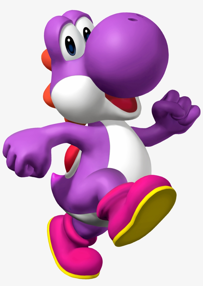 Share This Image - Purple Yoshi Smash 4 - 452x600 PNG Download - PNGkit
