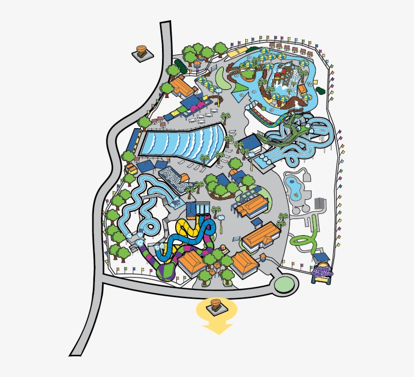 Mw Map Sign Rev2018 - Magic Waters Map - 549x667 PNG Download - PNGkit