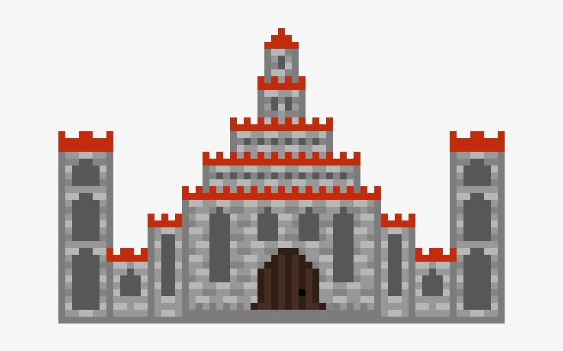 Castle - Pixel Art - 800x590 PNG Download - PNGkit
