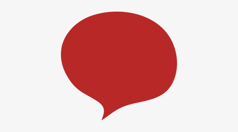 Big Round Red Speech Bubble - Coloured Speech Bubble Png - 400x375 PNG ...