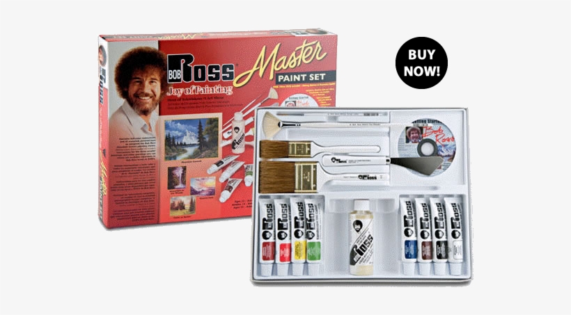 Bob Ross Paint Set - Bob Ross Master Paint Set With Free Palette ...
