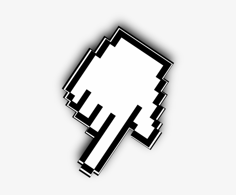 Hand Cursor - 462x599 PNG Download - PNGkit