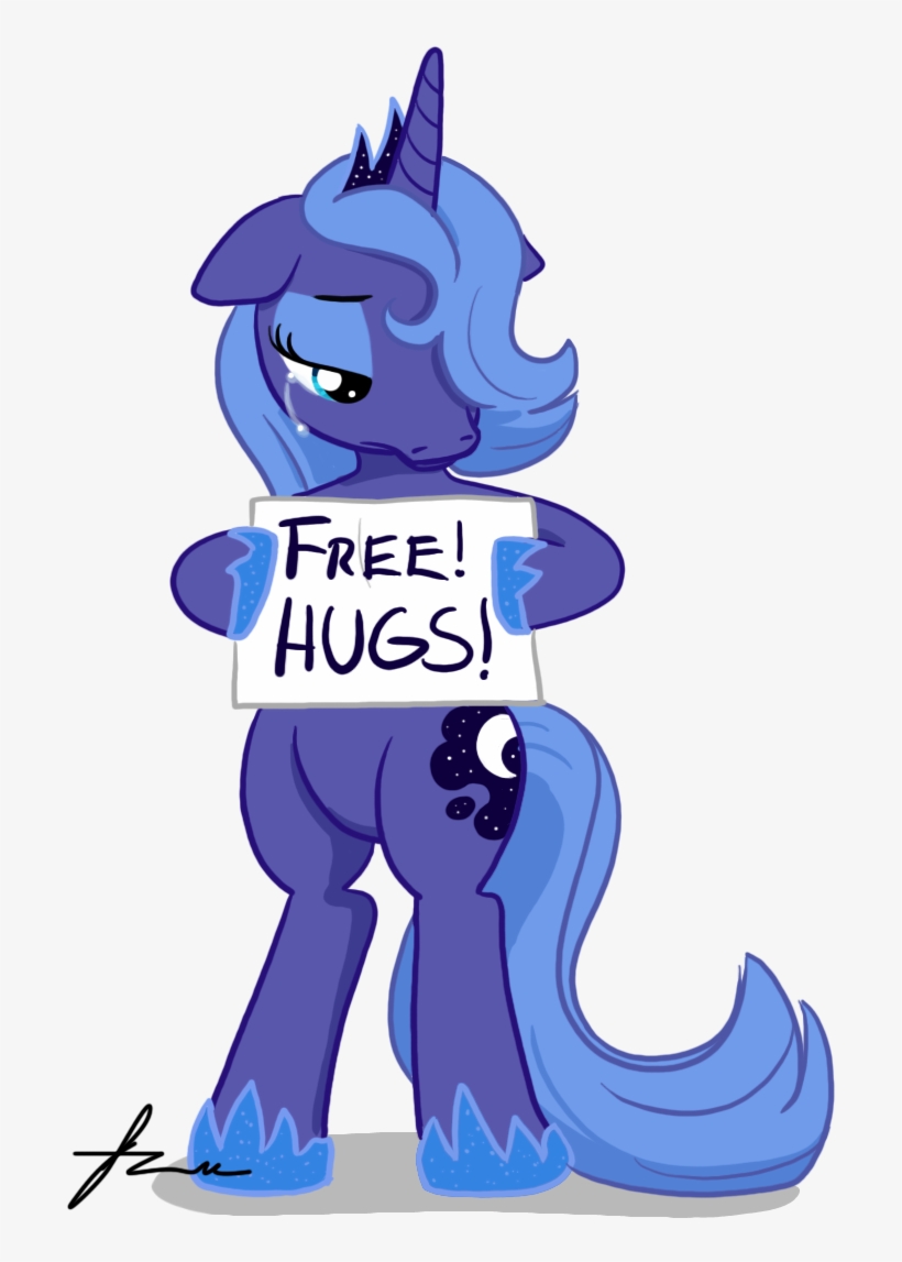 Furboz, Bipedal, Crying, Free Hugs, Hoof Shoes, Hug, - Princess Luna ...