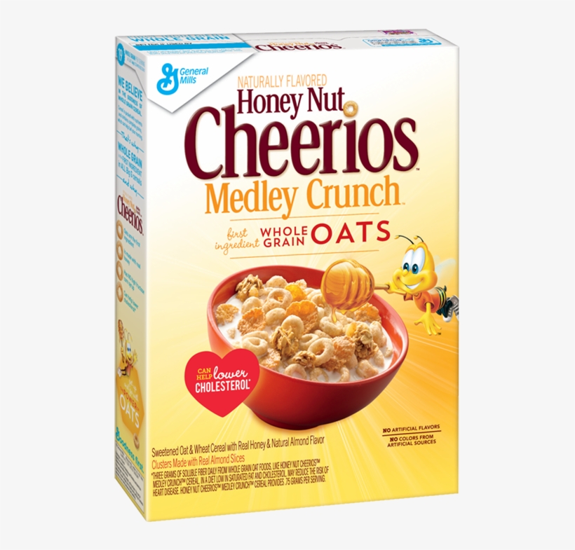 Honey Nut Cheerios Png - Honey Nut Cheerios Medley Crunch - 592x704 PNG ...