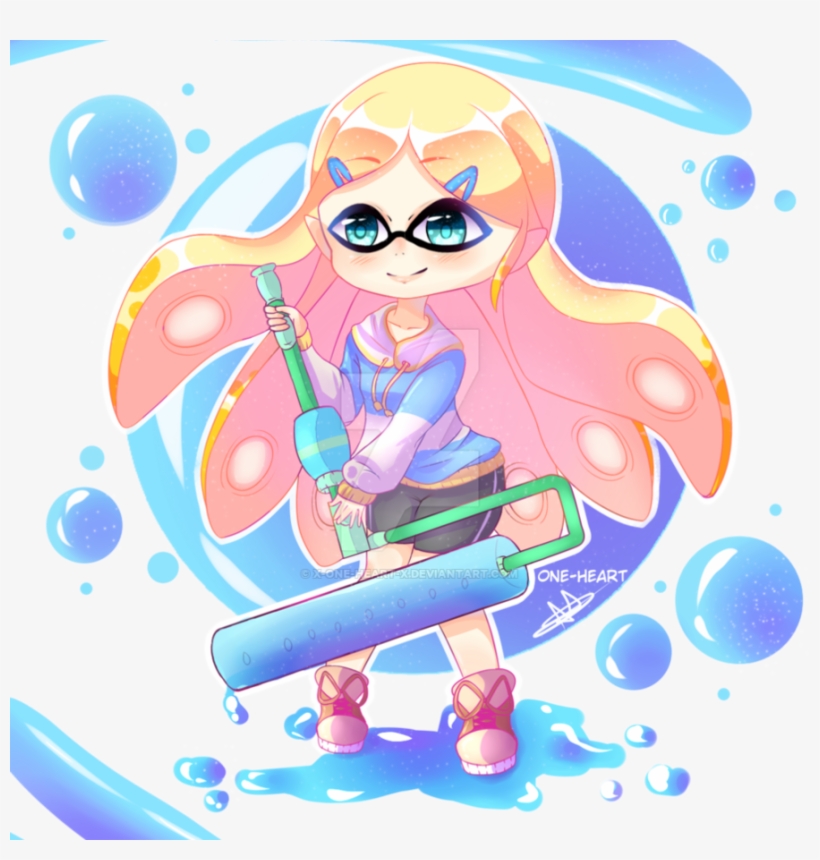 Download Transparent Fanart Splatoon X Zelda By X One Heart X On ...