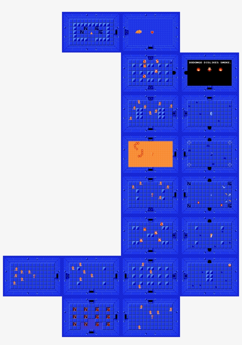 Legend Of Zelda Level 2 - 1024x1408 PNG Download - PNGkit