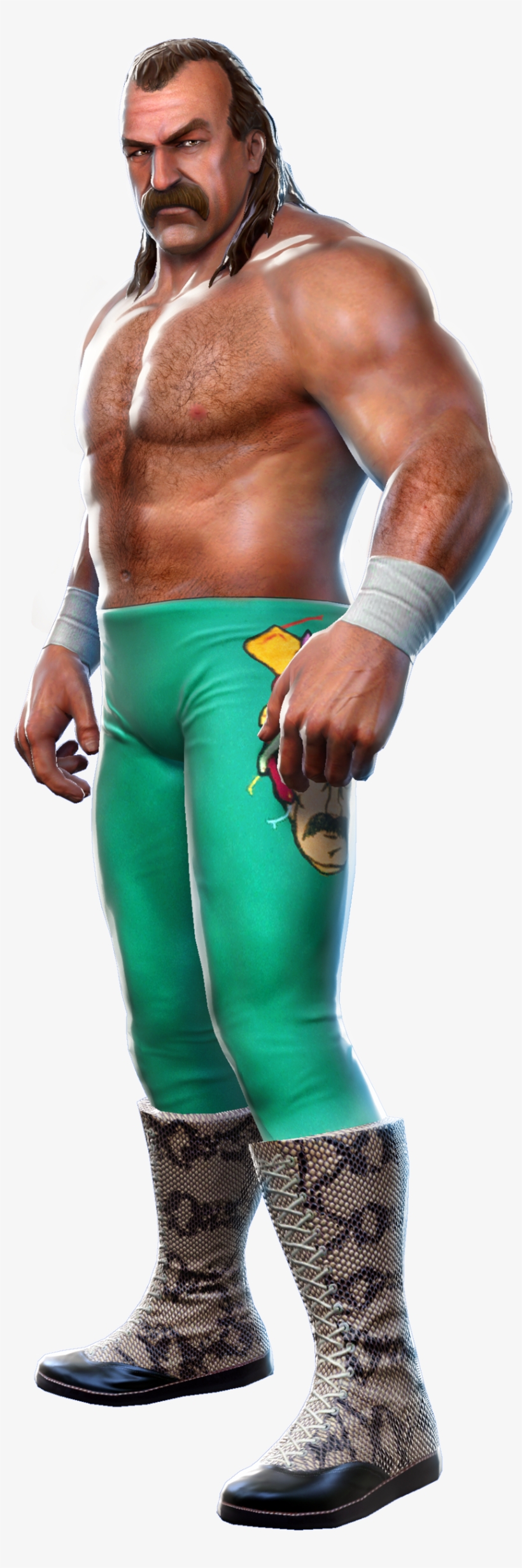 Wwe All Stars Wiki - Wwe All Stars Jake Roberts - 1837x2750 PNG ...