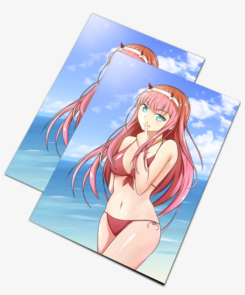 Summer Zero Two Print - Zero Two - 2048x2048 PNG Download - PNGkit
