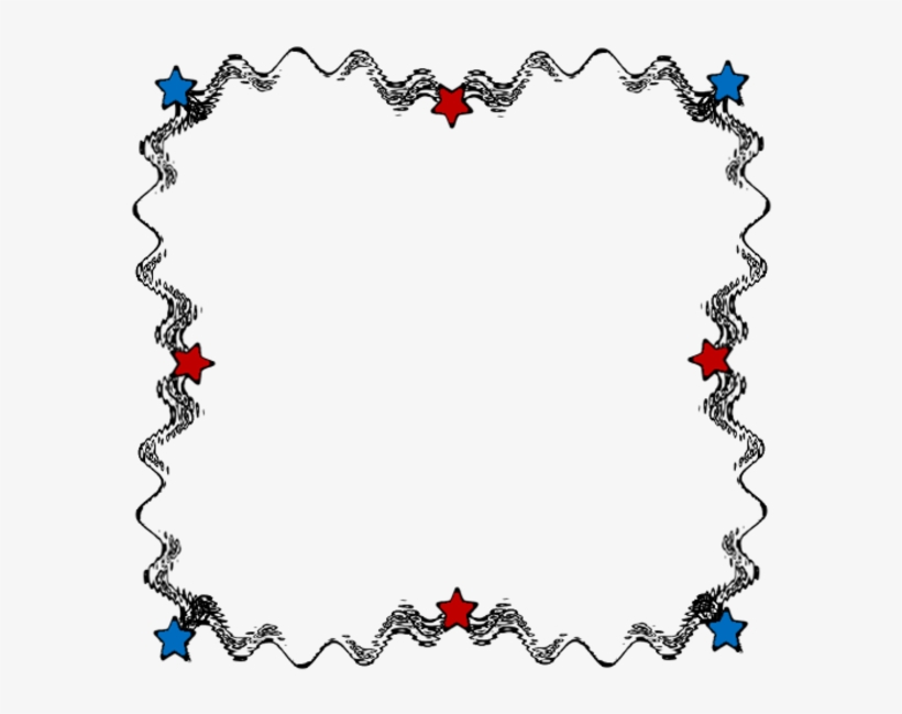 Patriotic Border Clip Art Black And White