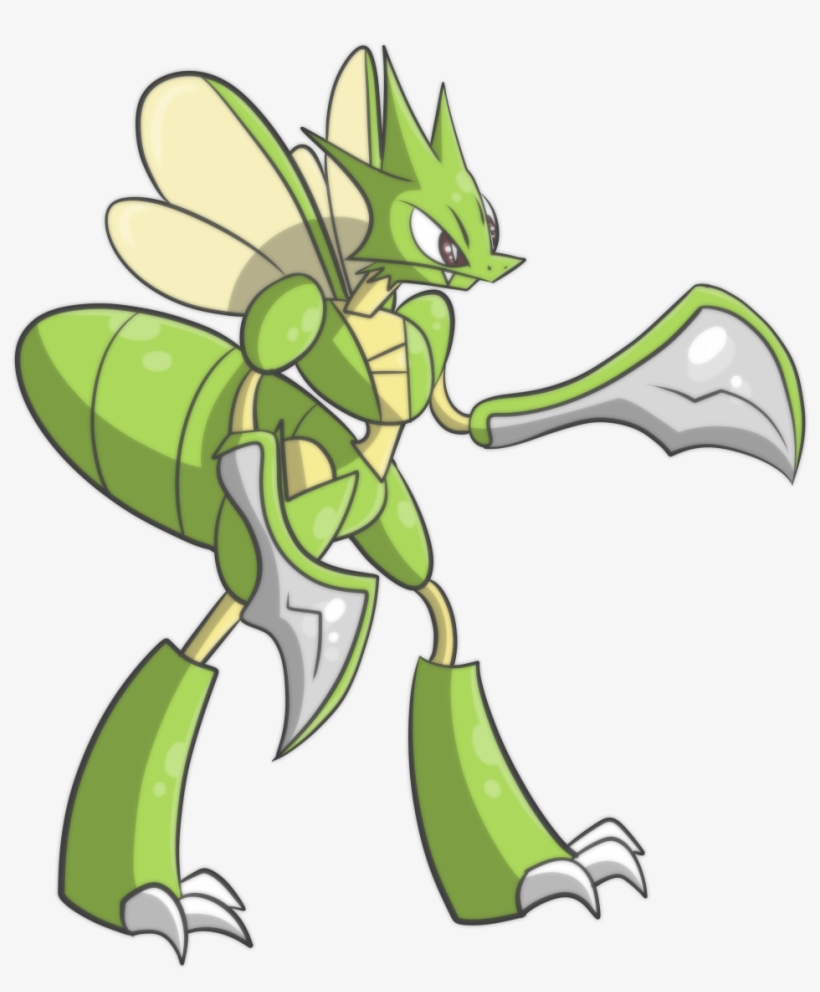 Scyther - 1000x1141 PNG Download - PNGkit