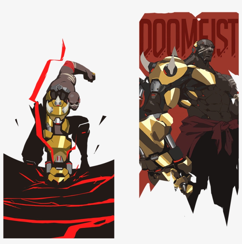 Extracted All Doomfist Sprays As Pngs - Contrast Tank - 1024x1024 PNG ...