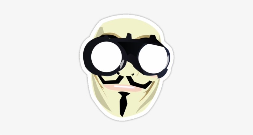 Anonymous Mask Png - Cartoon - 375x360 PNG Download - PNGkit