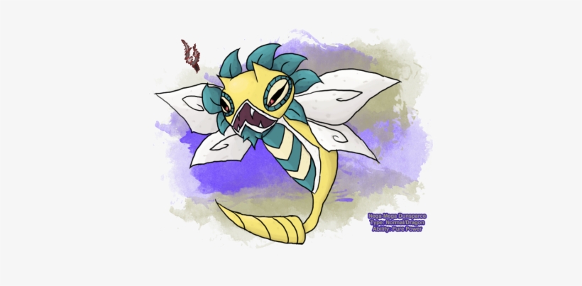 Nega-mega Dunsparce - Dunsparce - 400x323 PNG Download - PNGkit
