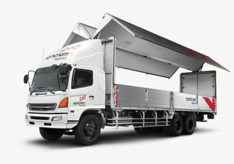 Wing Box Truck - Syncrum Logistic - 900x600 PNG Download - PNGkit