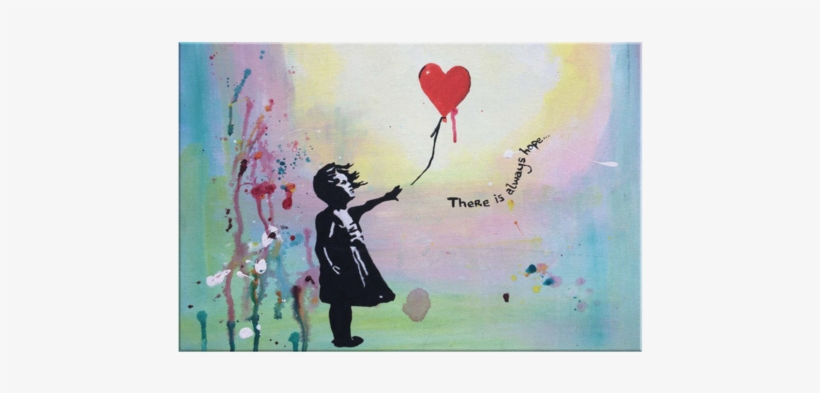 Banksy Girl With Balloon There Is Always Hope Canvas - Banksy - 480x480 ...