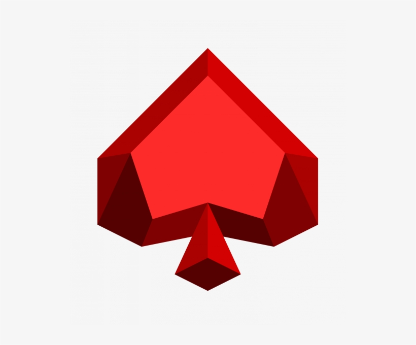 Red Spade - Red Spade Png - 546x600 PNG Download - PNGkit