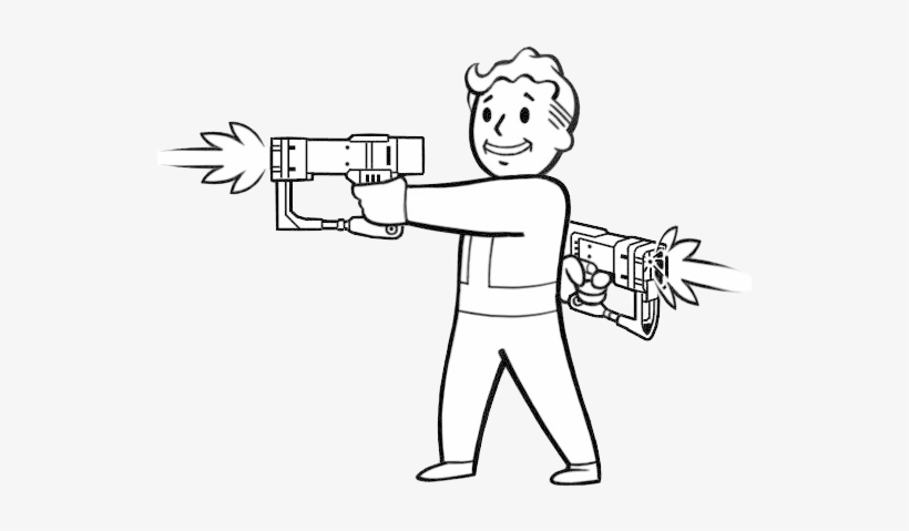 Download Transparent 19 Fallout Vector Black And White Huge Freebie ...